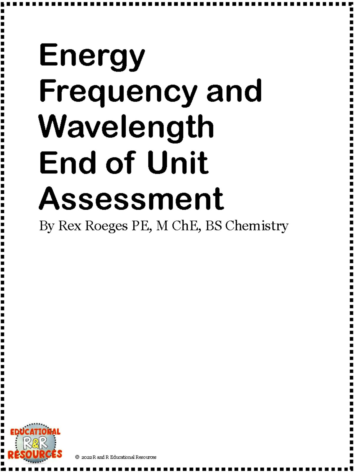 5+-+No+Prep+Light+Energy+Wavelength+f+8+problem+EOU+assessment ...