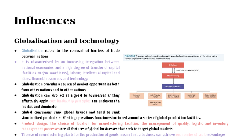Business Studies HSC Summary Notes: Globalisation & Technology - Studocu