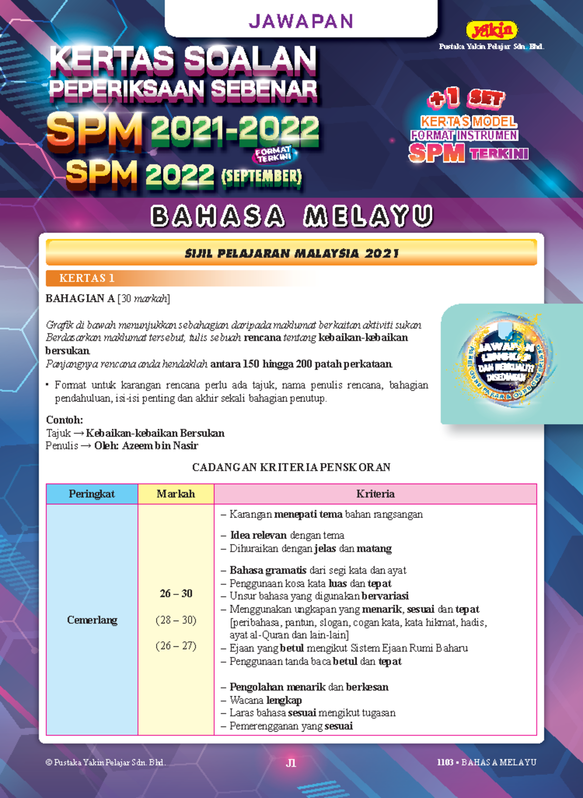 BM Jwp - answer for Bahasa Melayu SPM past exam papers - © Pustaka Y ...