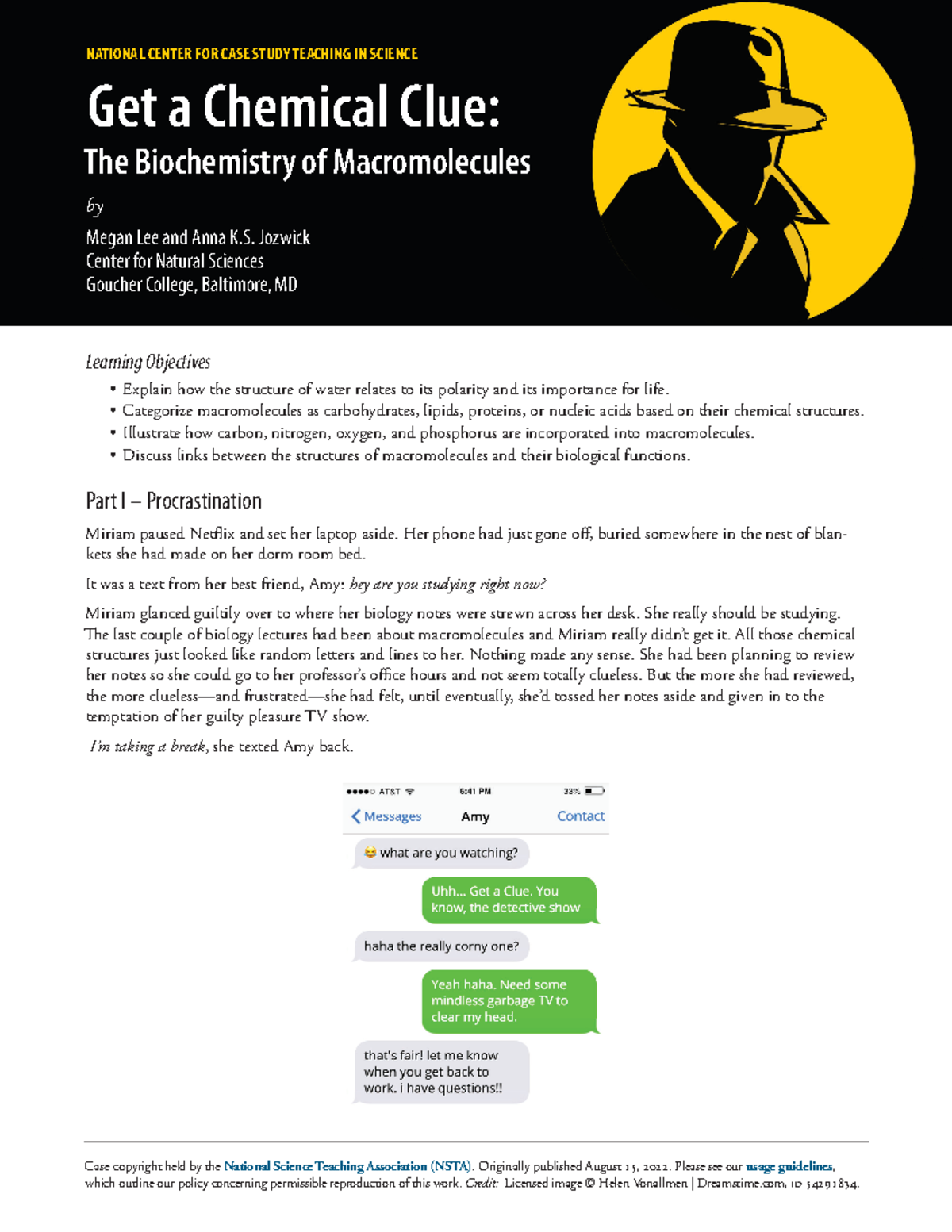 Macromolecule Case Study: Understanding Biological Functions in Biochem ...
