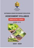 Agricultural Science Syllabus for BSSE Level NCQF 4 (2024) - Studocu