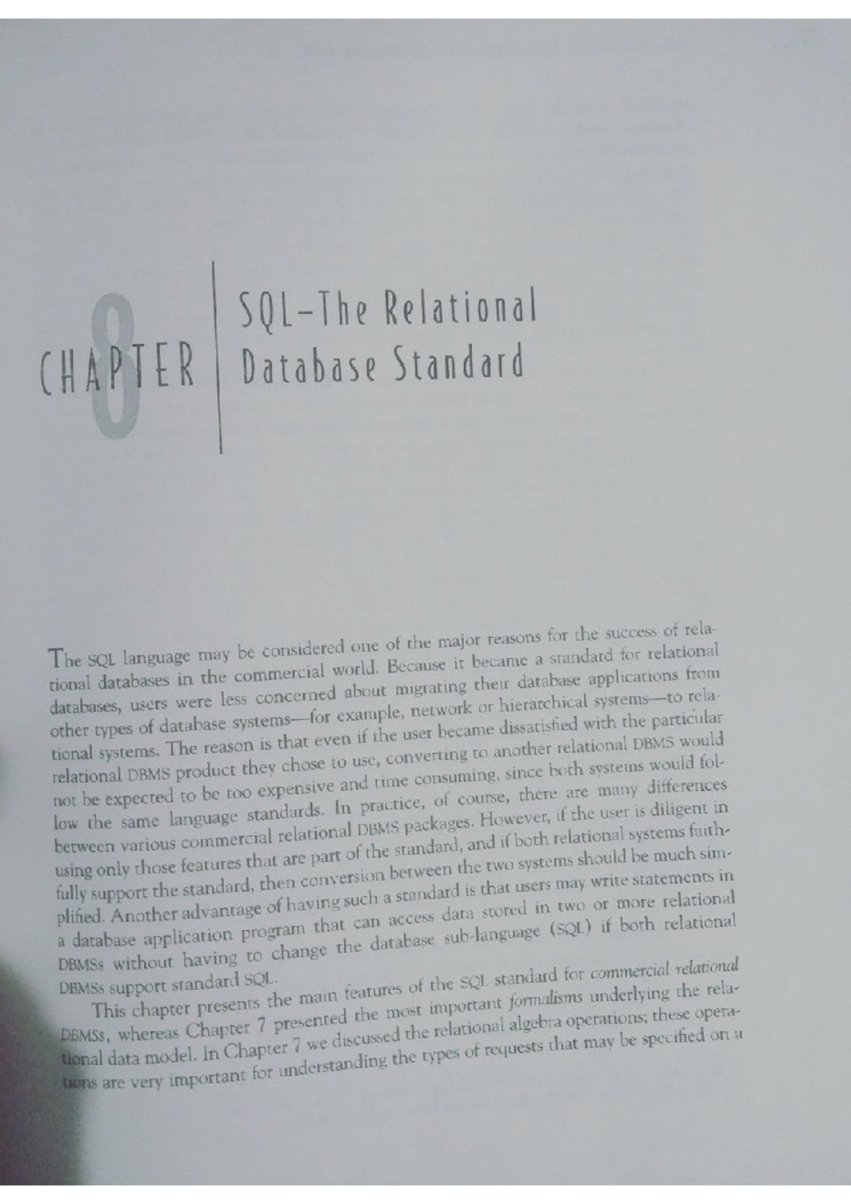 Chapter 8 - Database management - Computer Science - Studocu