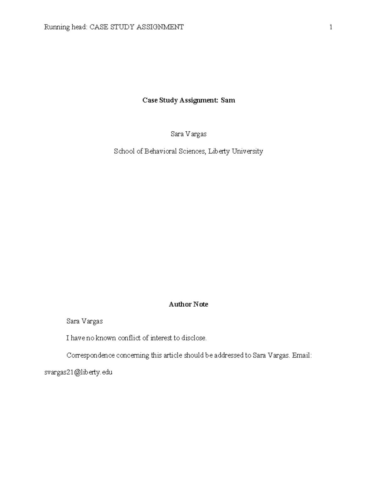 Case Study Assignment: Sam's Bipolar Disorder Analysis (PSYC 501) - Studocu