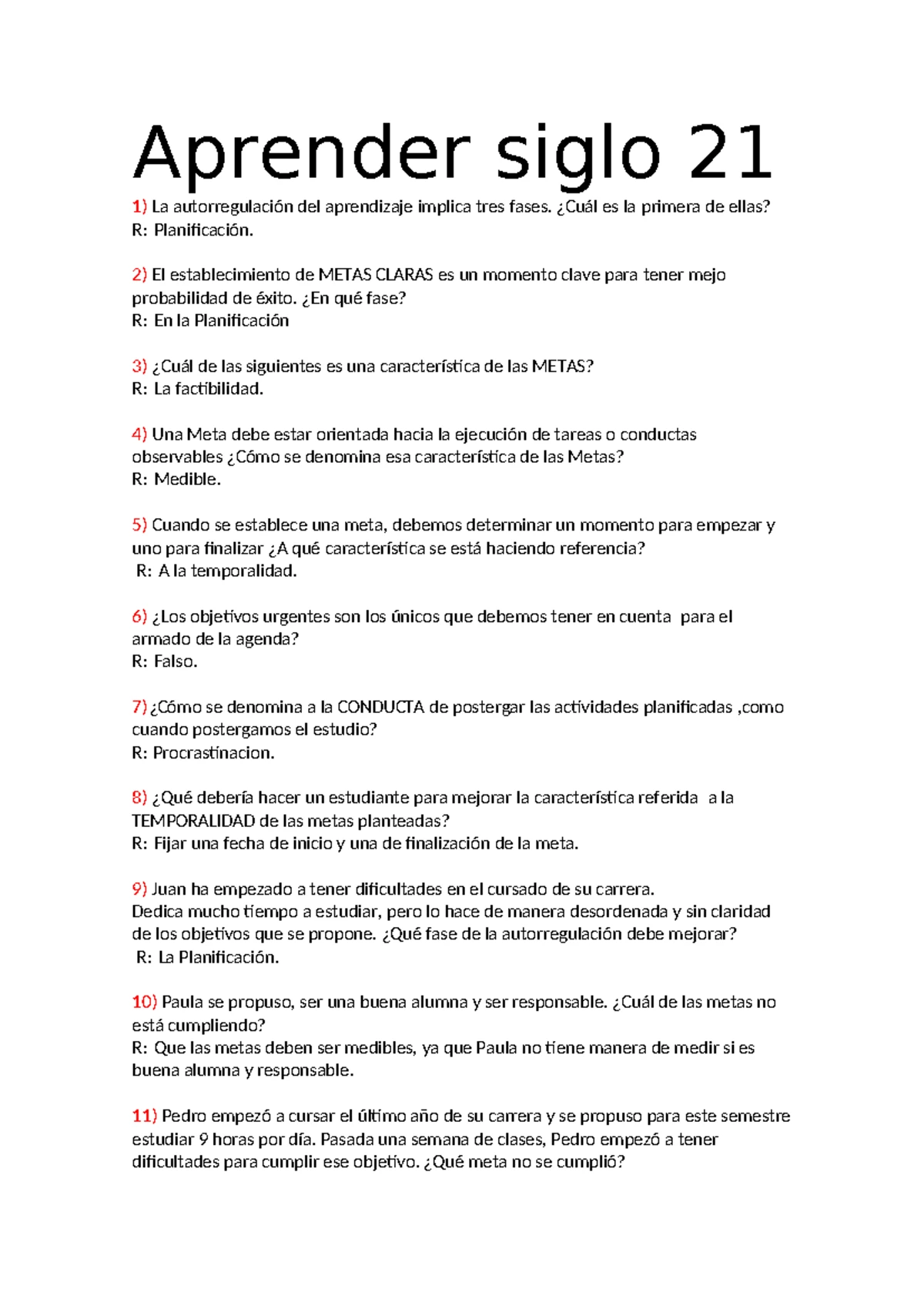 APRENDER EN EL SIGLO 21: ACTIVIDAD DE PROCESO 4 - Clarita Garcia - Studocu