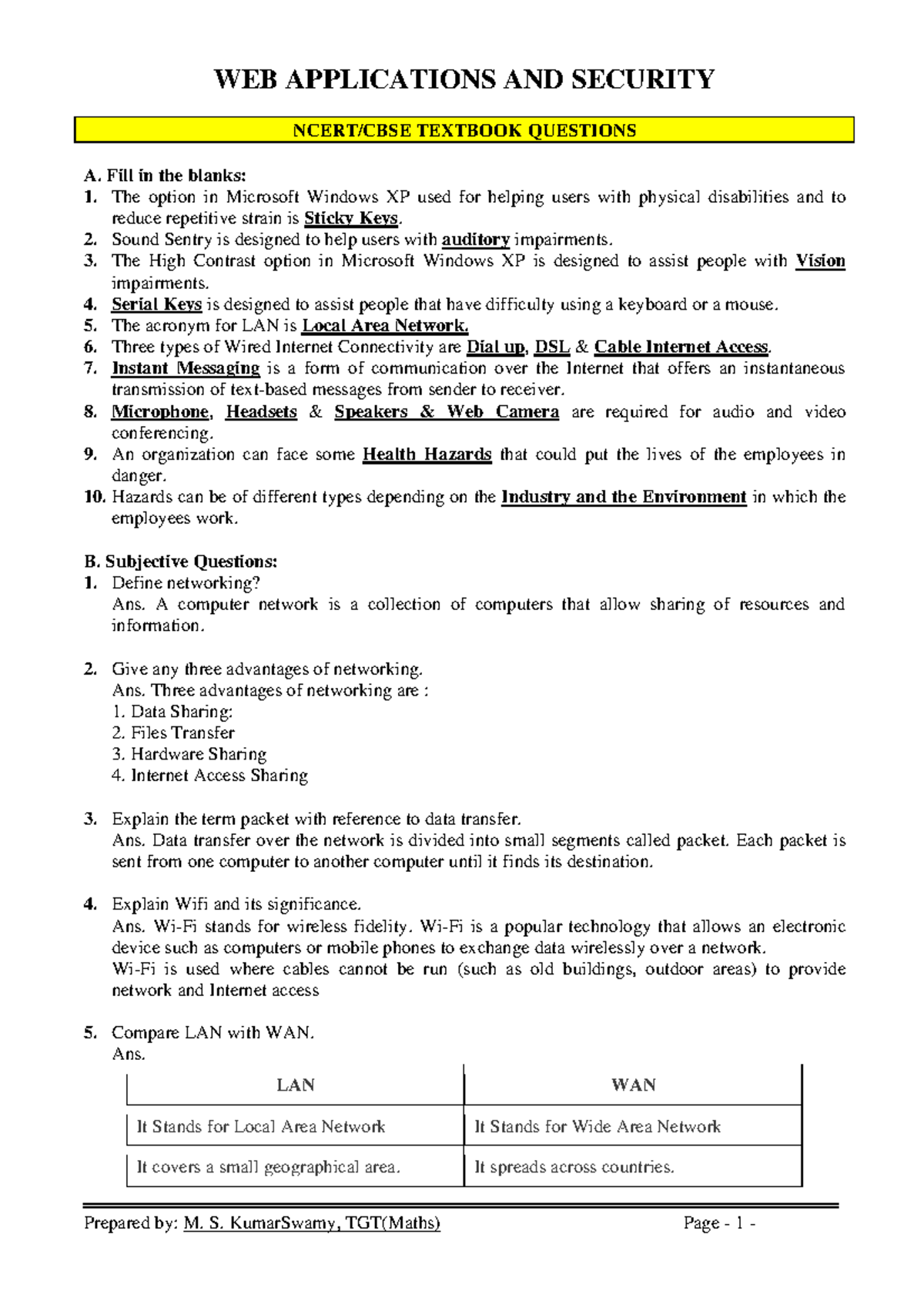 04 Web Applications and Security: Key Q&A Notes for Exams - Studocu