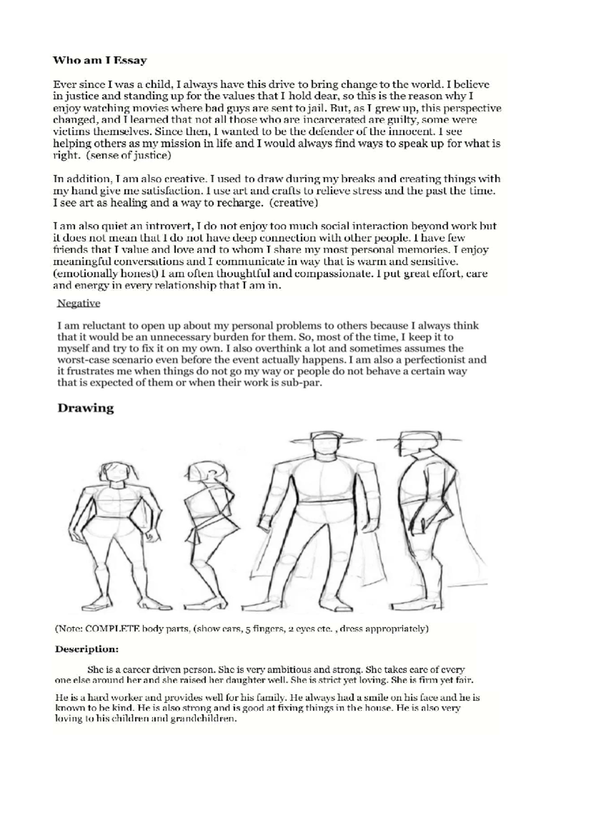 ENG 101: Who Am I? - A Personal Reflection Essay - Studocu