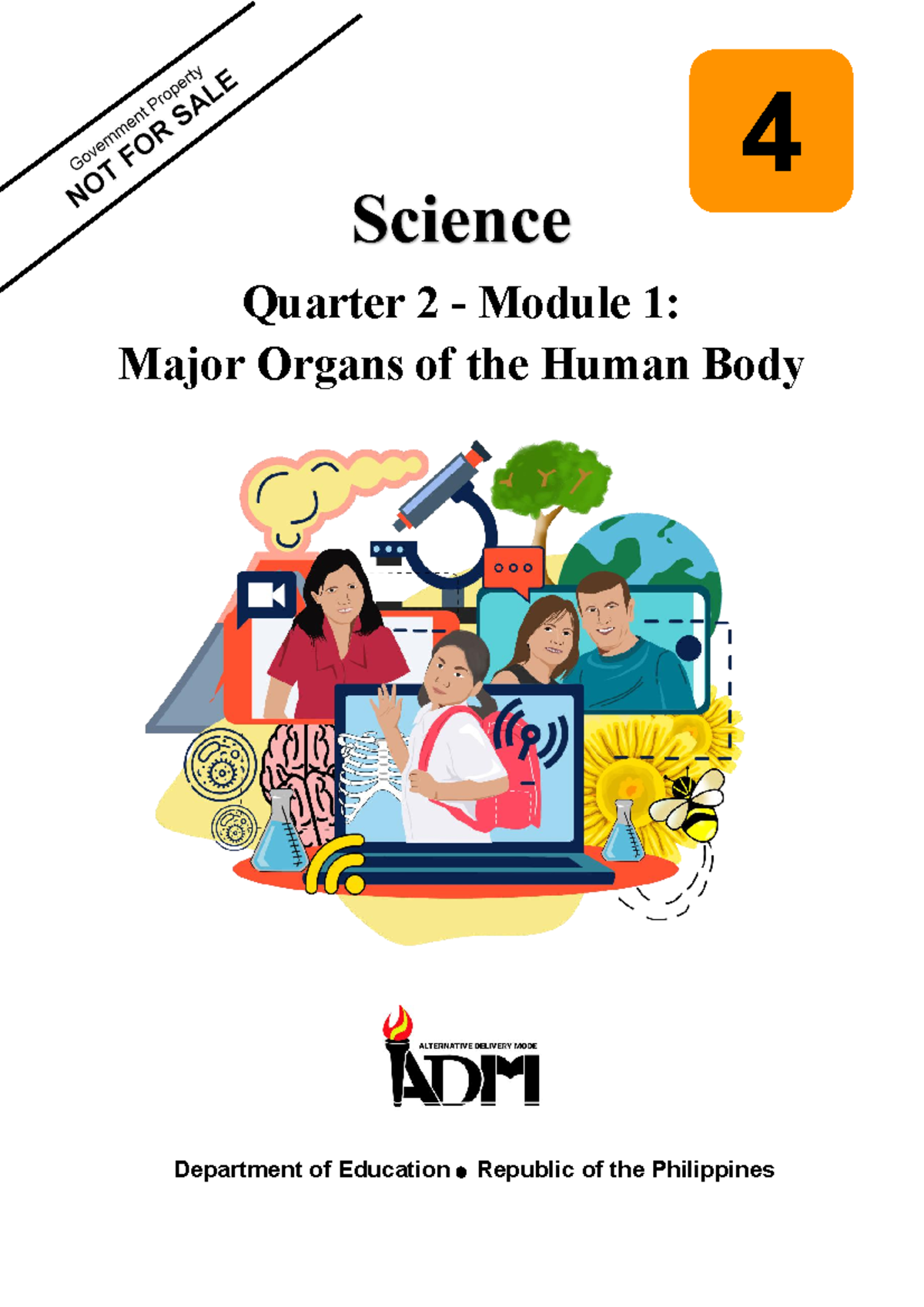 Science 4 Q2 Mod1 Major Organs of the Human Body version 3 - Quarter 2 ...