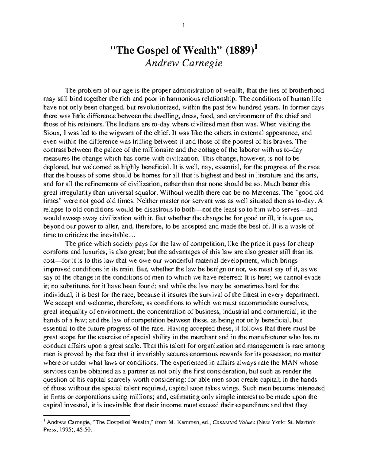 The Gospel of Wealth: Insights on Surplus Wealth Management - Studocu