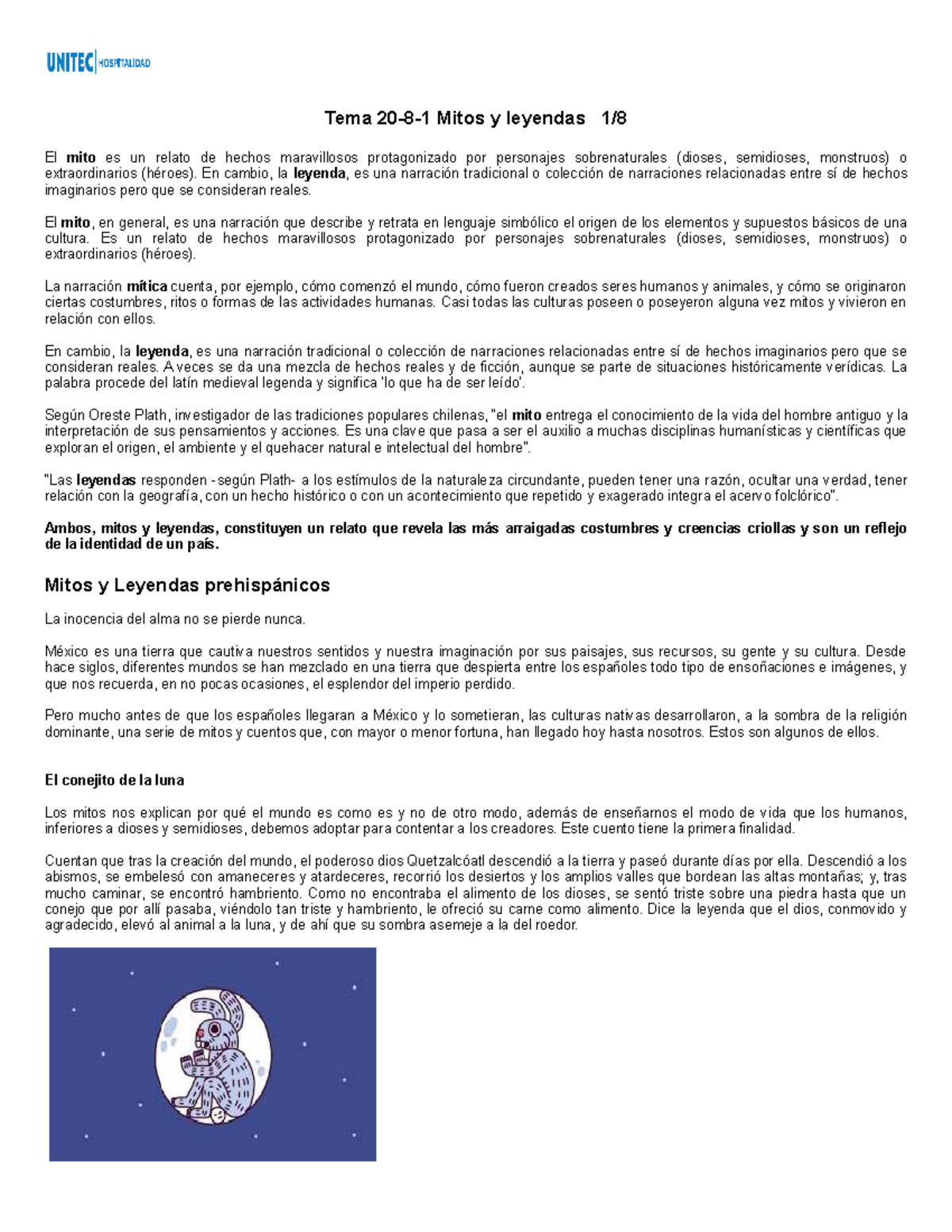 Mitos y Leyendas - El mito es un relato de hechos maravillosos ...