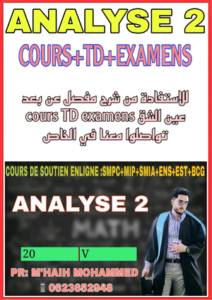 Serie 1,2,3 algebre - analyse mip s1 - Math Exemple exams + corrigé ...