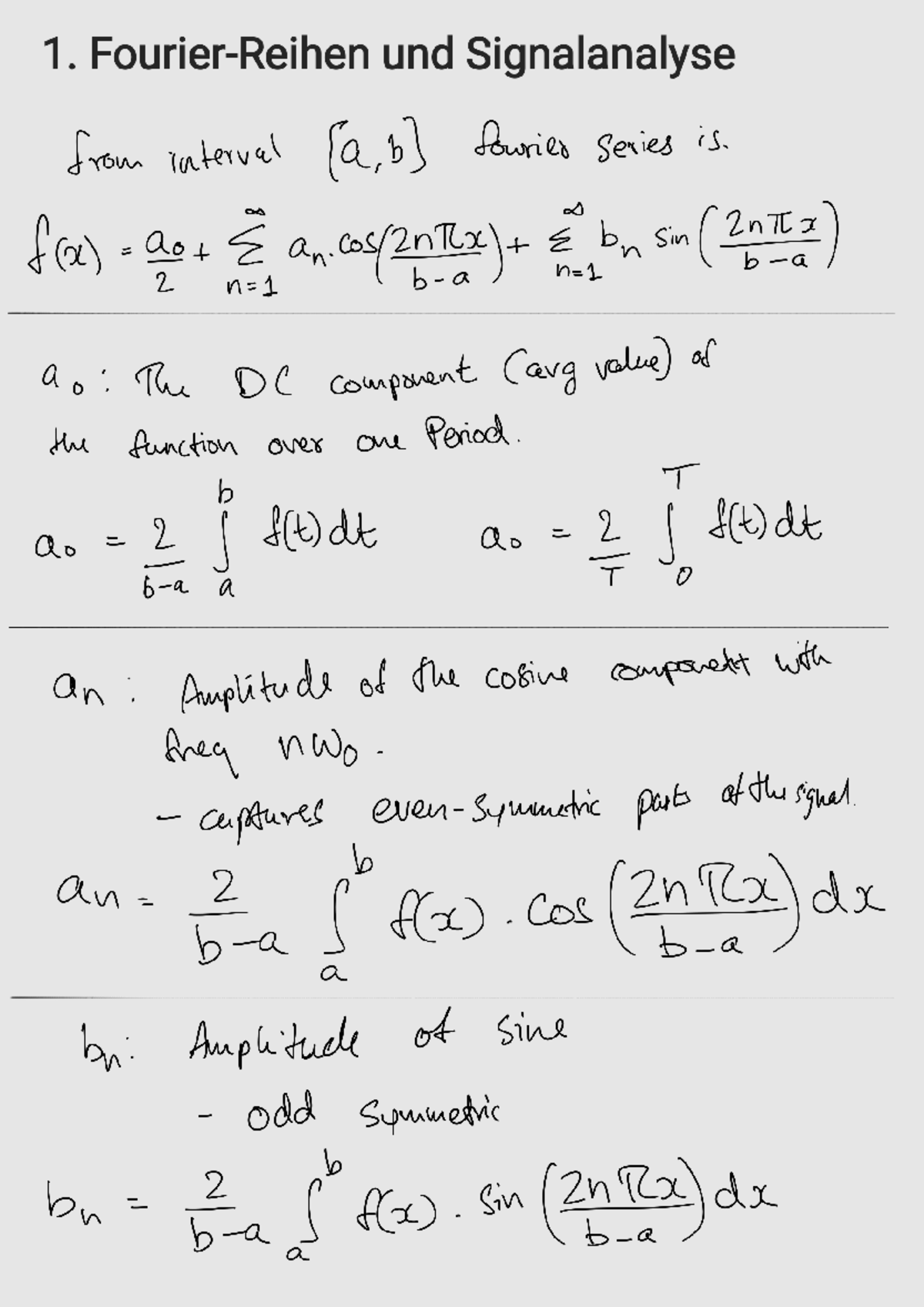 Fourier Series Analysis: Understanding Signal Components and ...