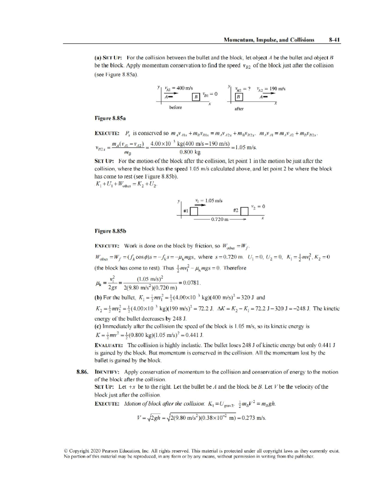 University Physics (PHYS 101) - Momentum, Impulse & Collisions Analysis ...