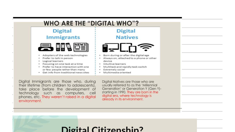 Digital Citizenship Guide: Understanding Digital Natives and Immigrants ...