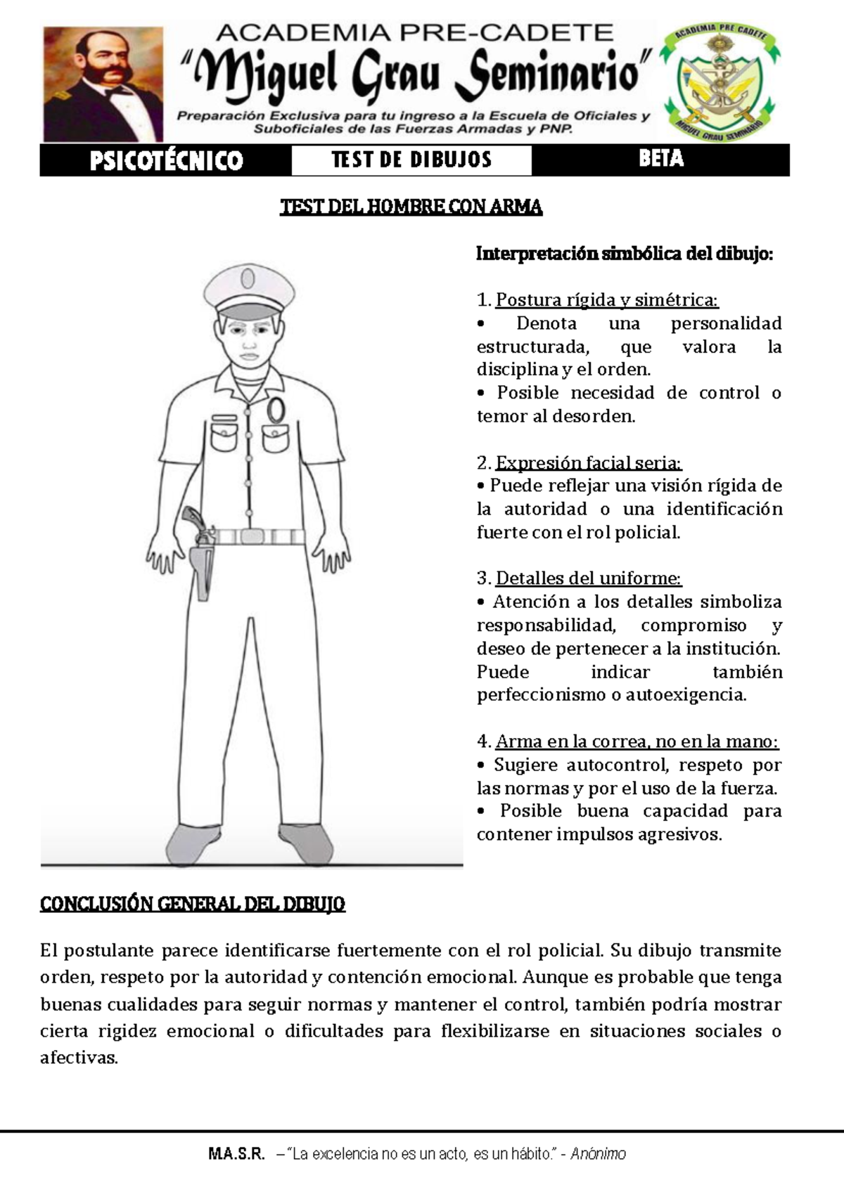 29 PSICOTÉCNICO TEST DE DIBUJOS MGS BETA 2025: Análisis e ...