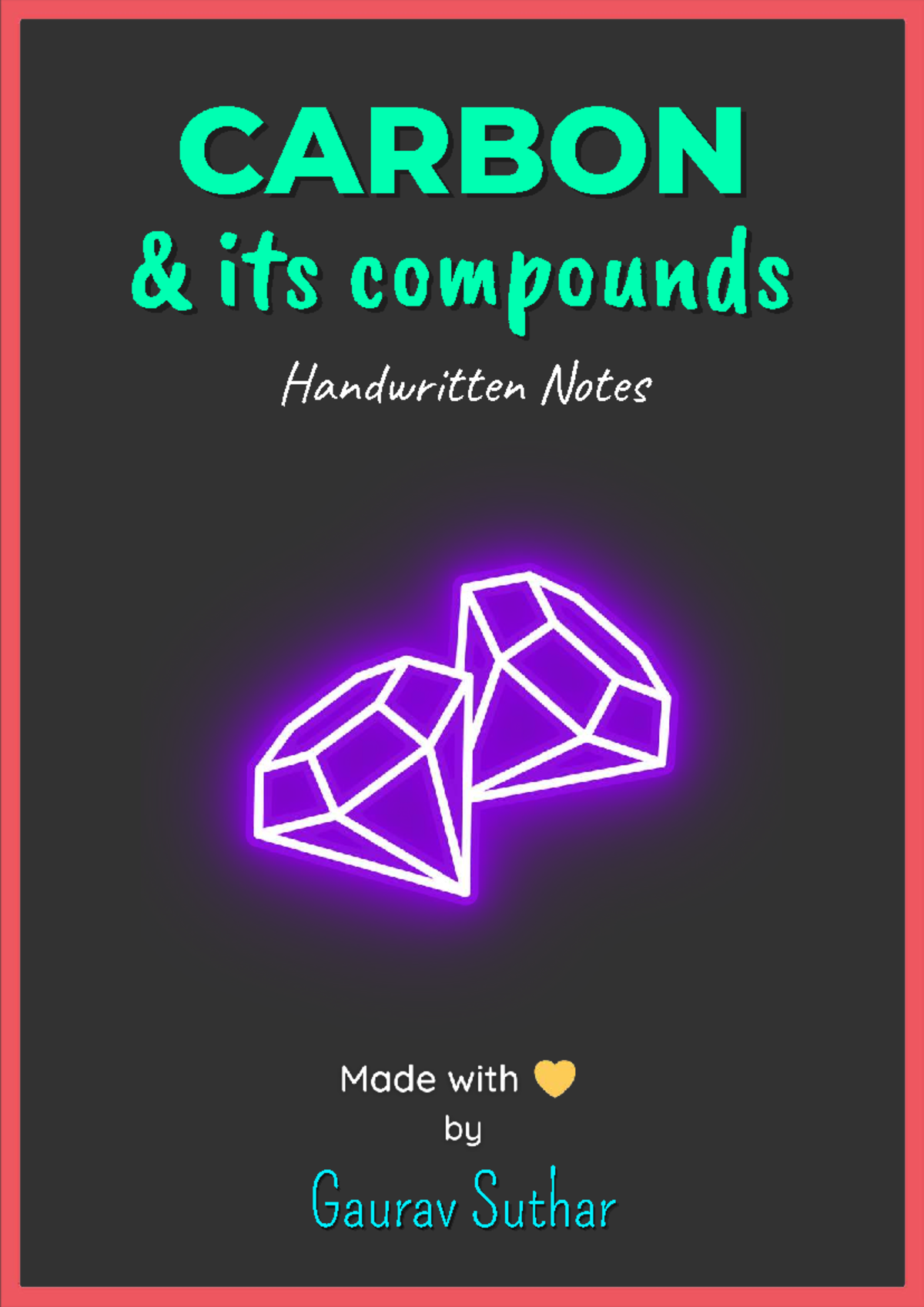 Carbon and Its Compounds: Handwritten Notes on Covalent Bonding - Studocu
