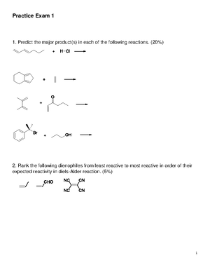 Retrosynthesis practice problems final exam answer key - Additional ...