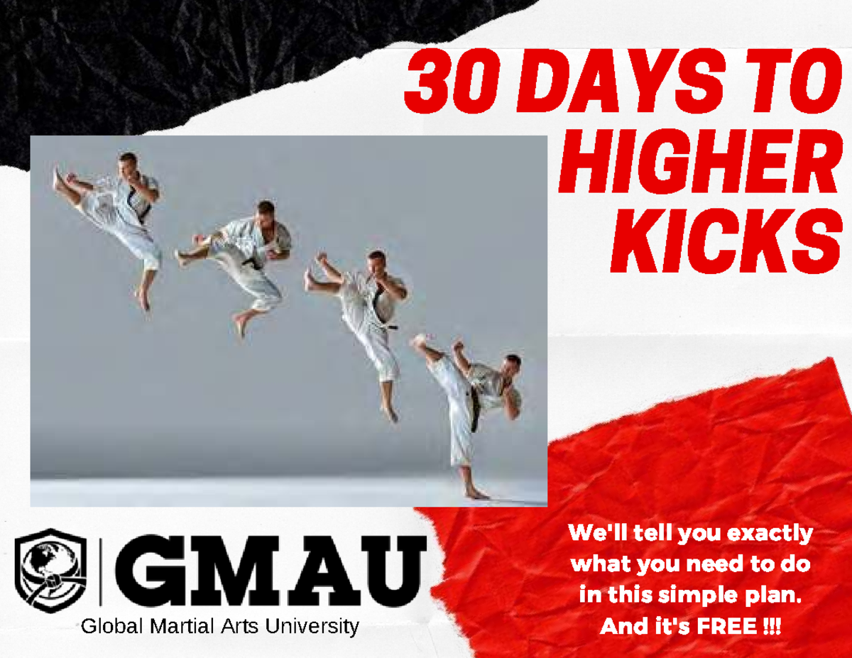 30 Days to Higher Kicks Challenge - Studocu