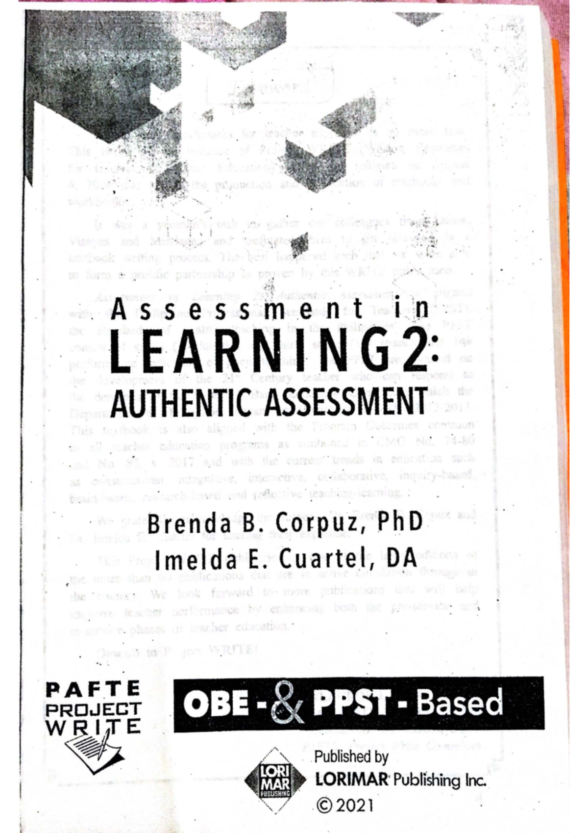 Assessment in Learning 2: Authentic Assessment Overview and Insights ...