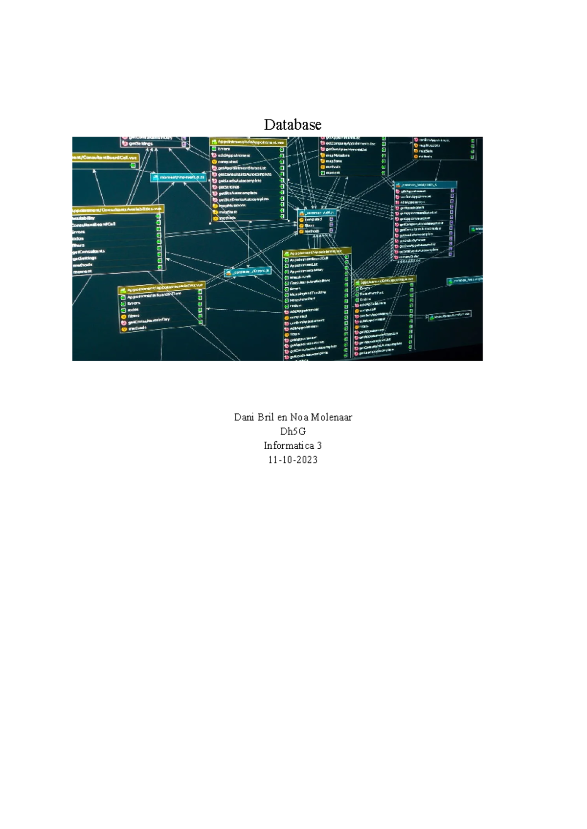 Database Opdracht: Inzicht in Databases en Leerdoelen (Informatica 3 ...