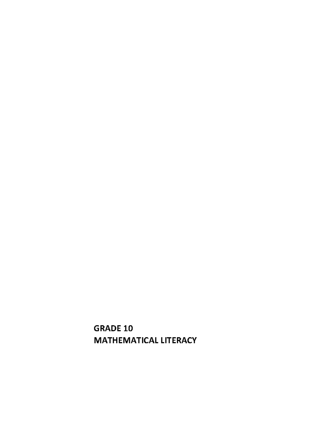 Mathematical literacy-Data handling - The statistical cycle We collect information (called “data ...