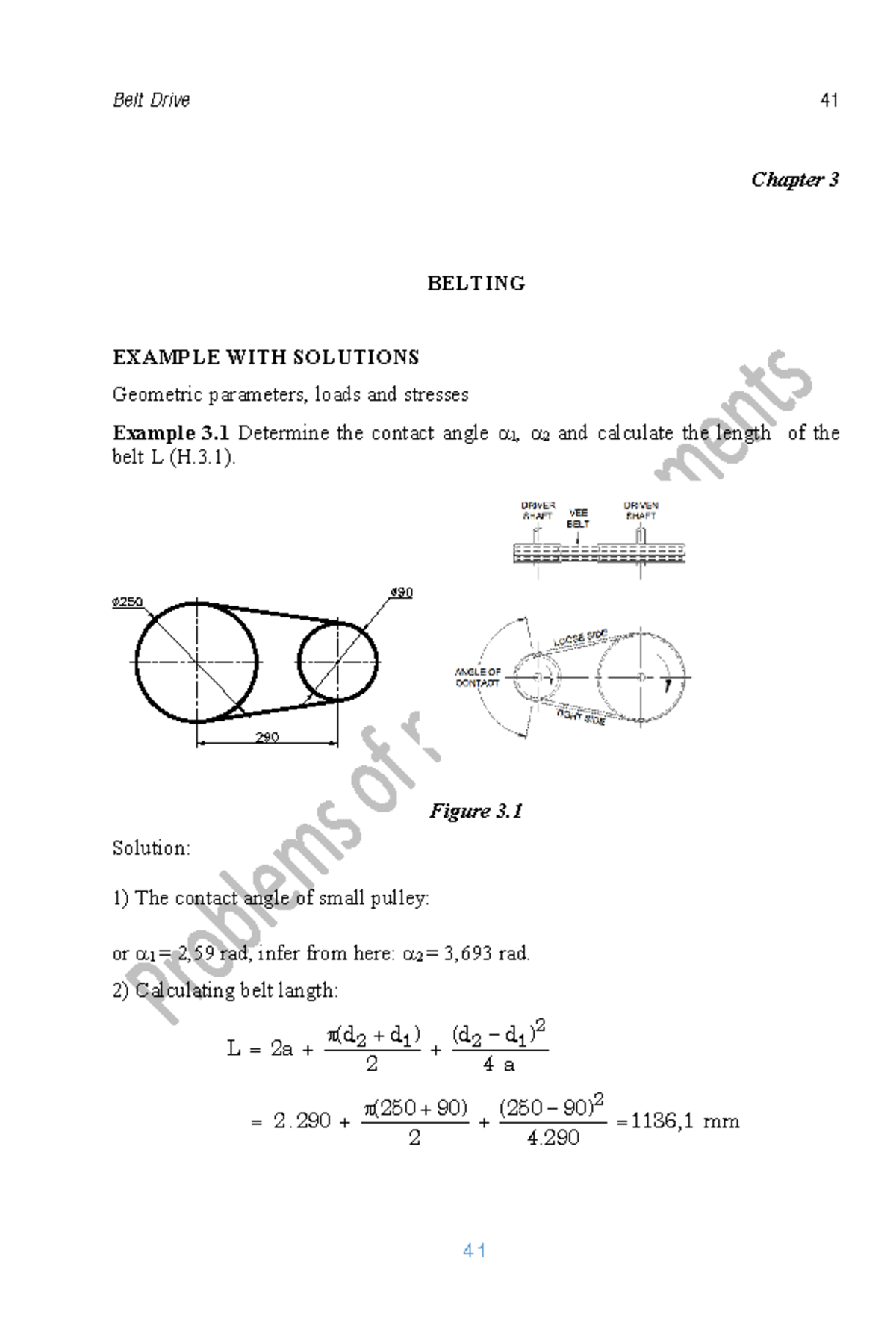 Belt Exercise ( Very important for insight of belt) - Belt Drive 41 ...