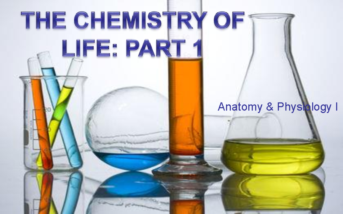 Anatomy & Physiology I: Atoms, Bonds, and Chemical Reactions - Studocu