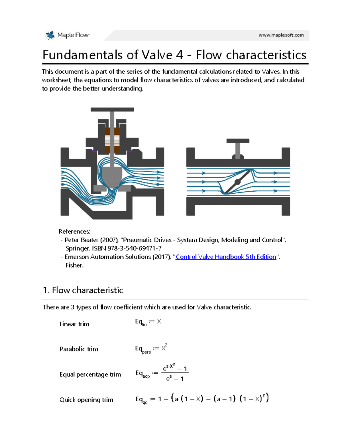 Fundamentals of Valve 4: Flow Characteristics Explained - Studocu