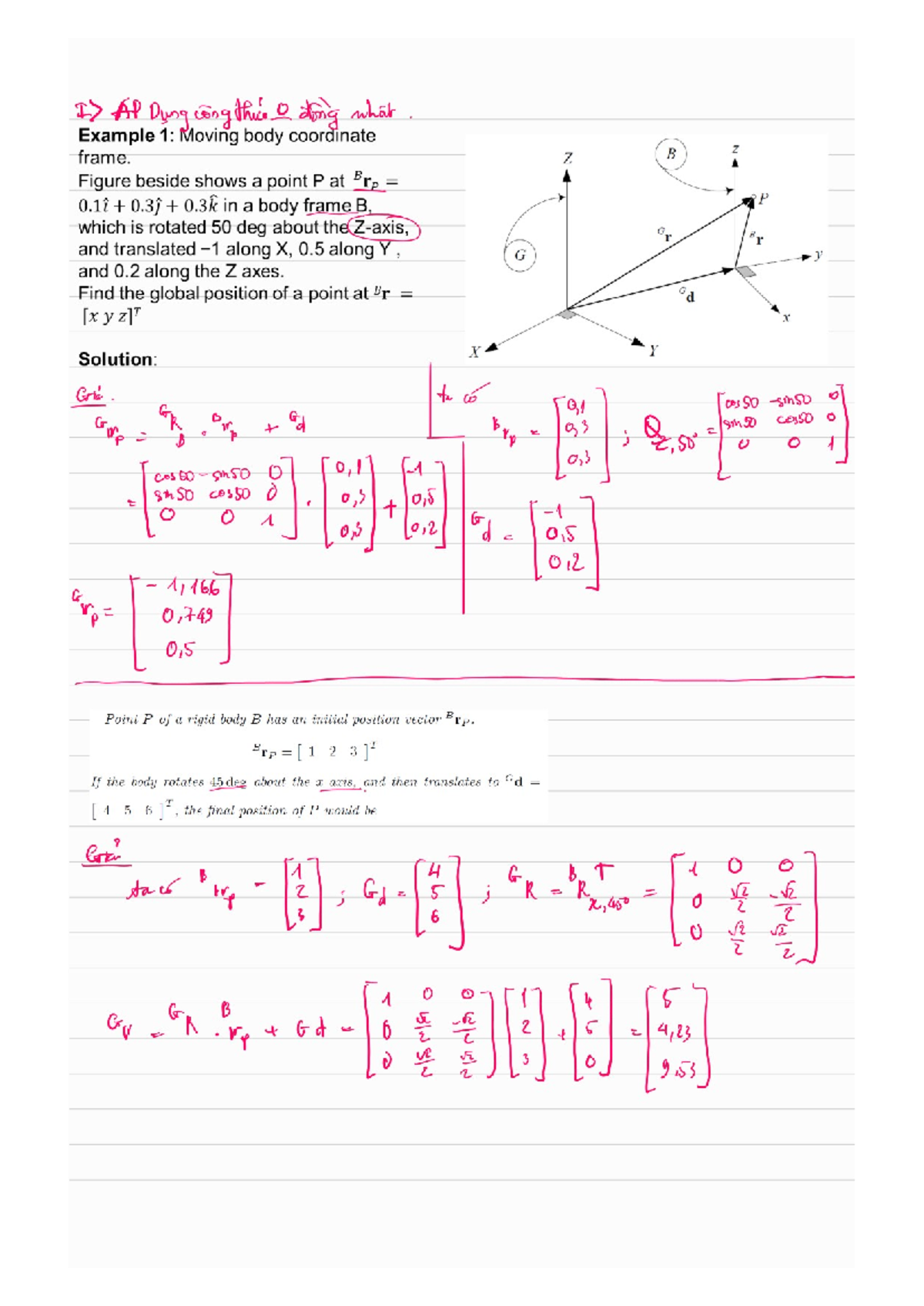 AP Dung Congthics: Moving Body Coordinate Frame Example 1 - Studocu