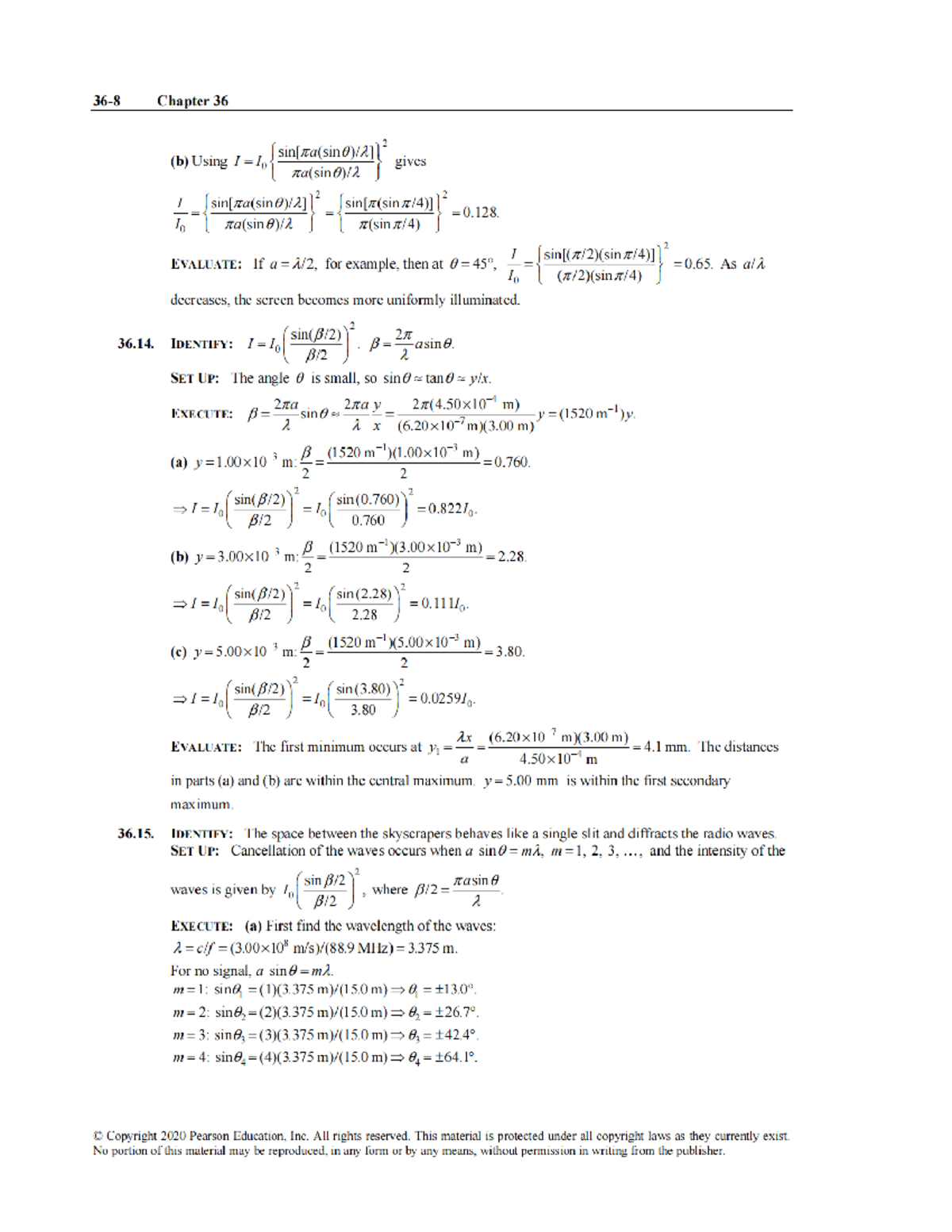 University Physics Phys 101 Chapter 36 Solutions Discussion Studocu