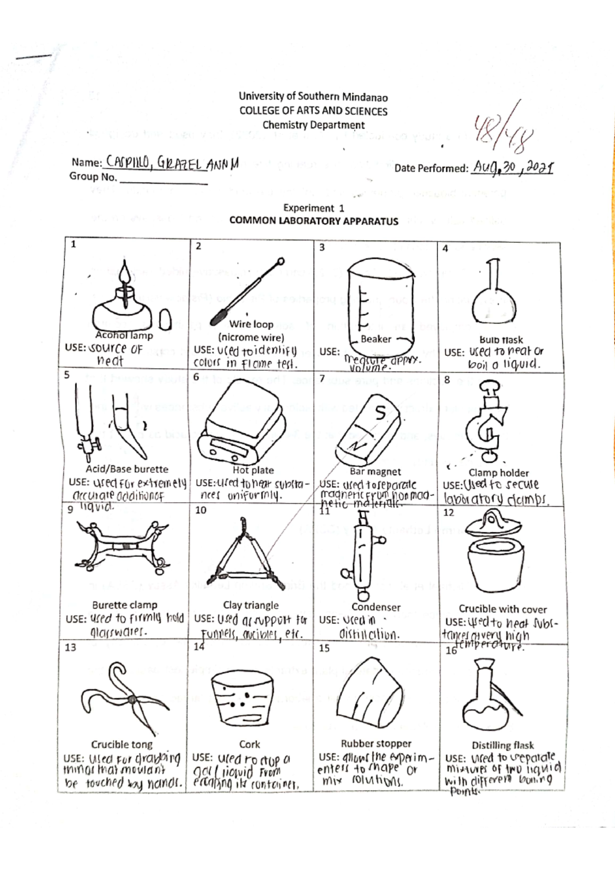 Biochem LAB Apparatus Overview and Applications - Aug 2021 - Studocu