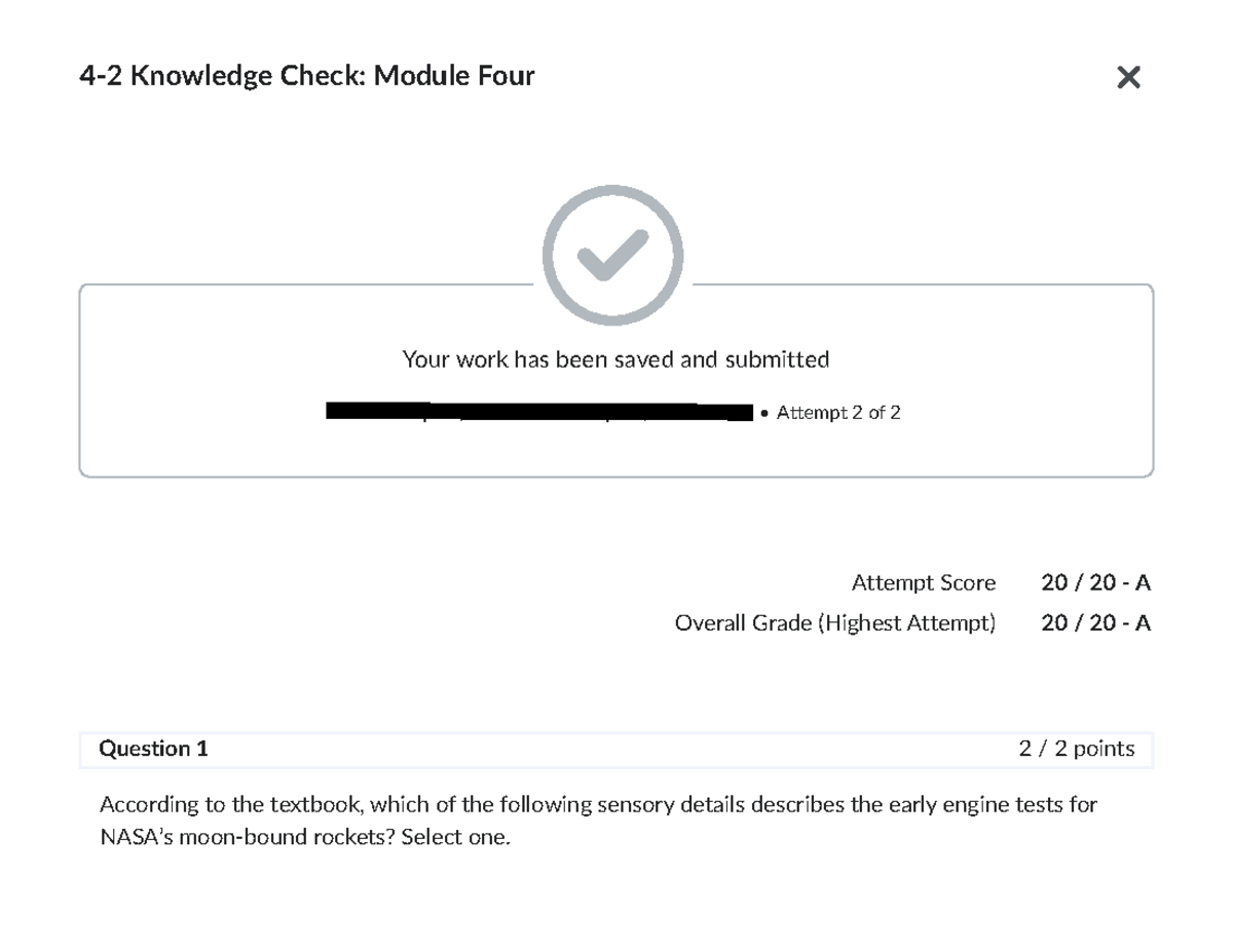 IT-226 4-2 Knowledge Check: Sensory Details in Research Writing - Studocu