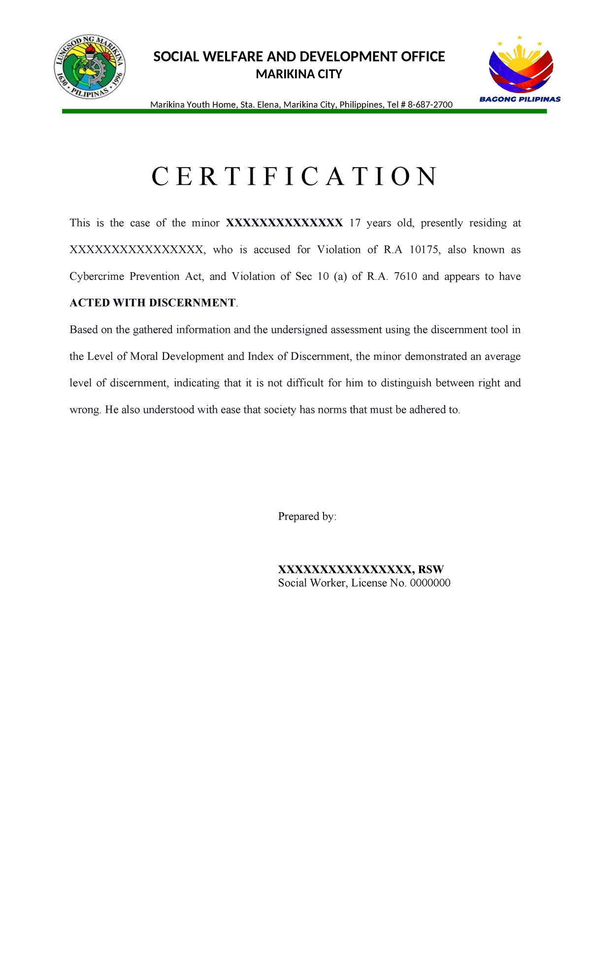 Case Study: Minor's Discernment in Cybercrime Violation (R.A. 10175 ...