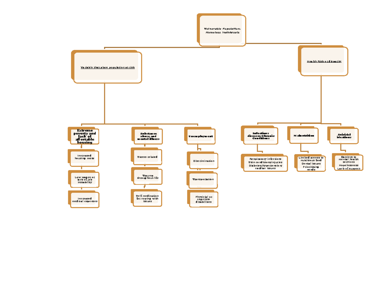 Week 2 Concept Map- Homelessness - Vulnerable Population: Homeless ...