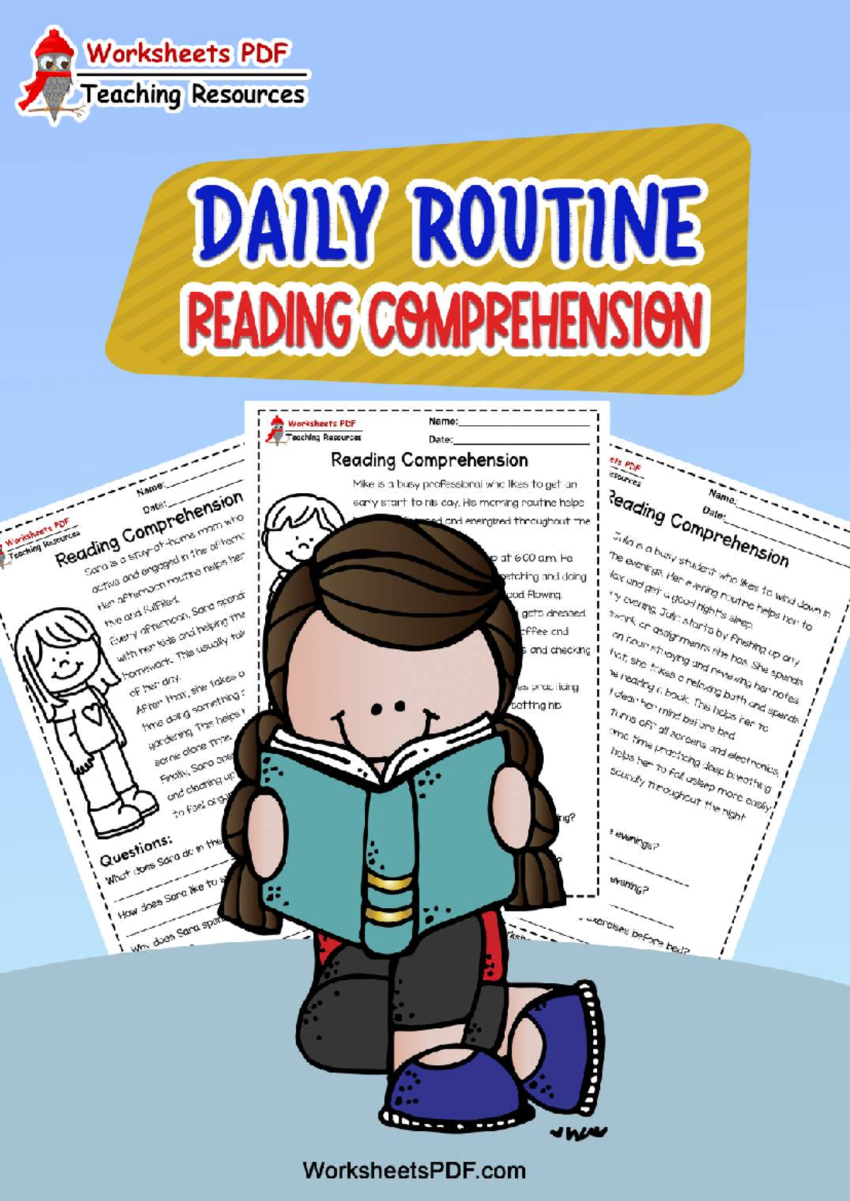 Daily Routine Reading Comprehension Worksheets PDF - Studocu
