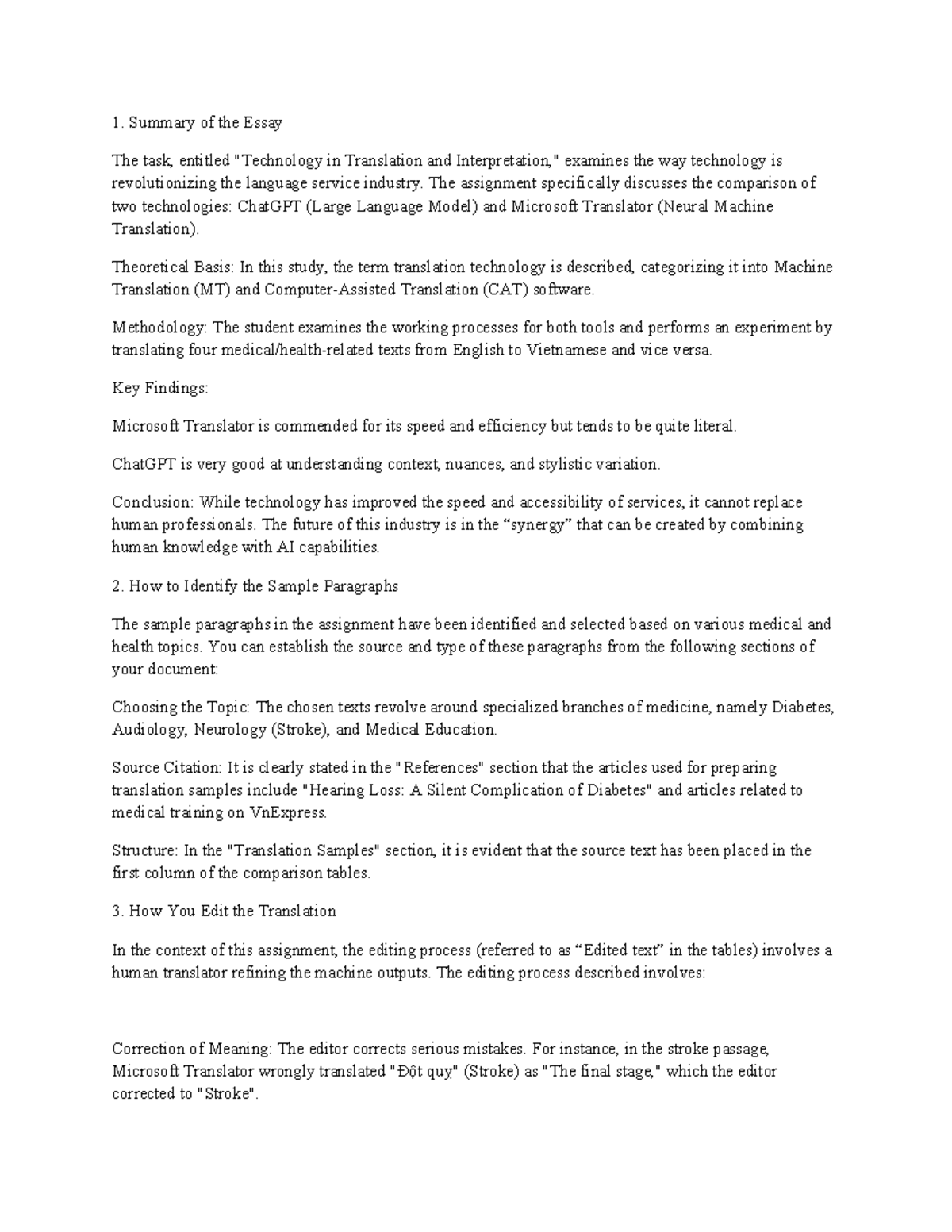 Translation Technology Comparison: ChatGPT vs. Microsoft Translator ...