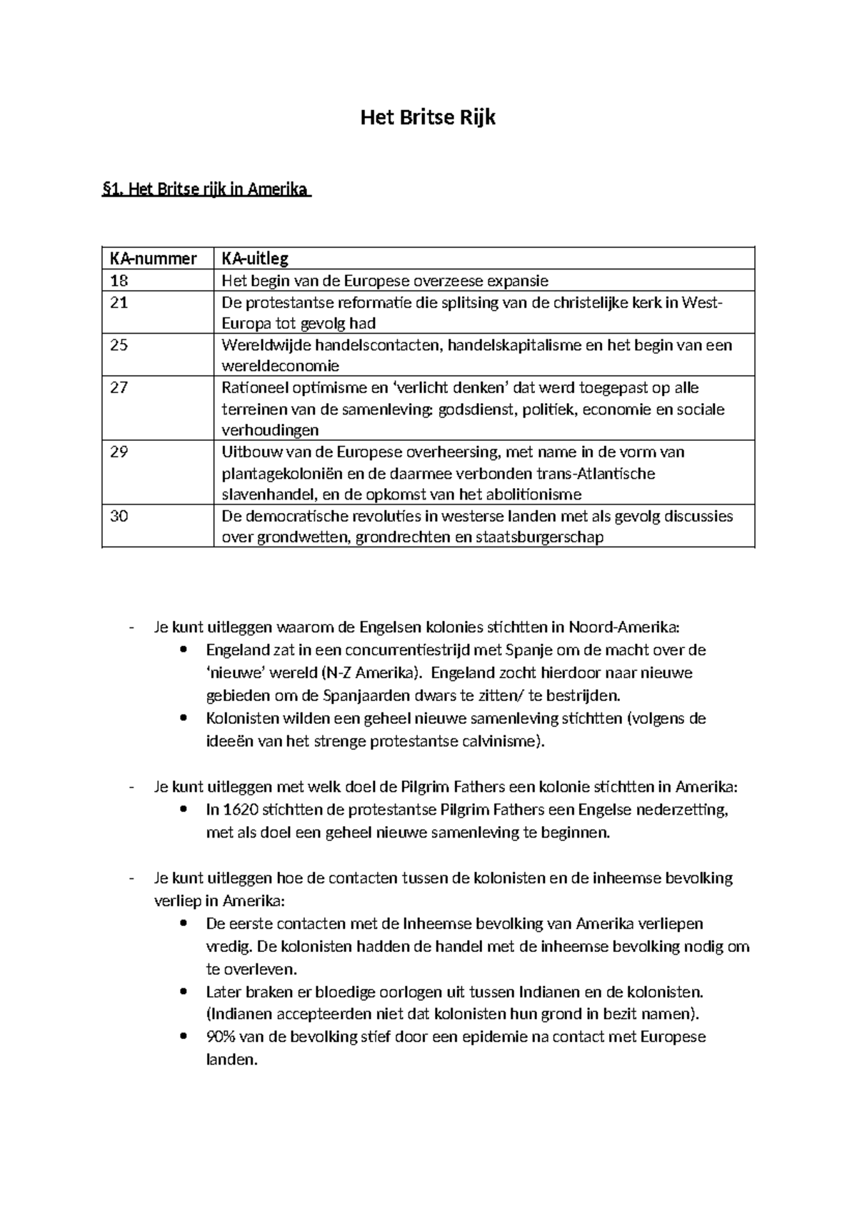 Het Britse Rijk: Geschiedenis van Kolonisatie en Handel (HIS-101 ...