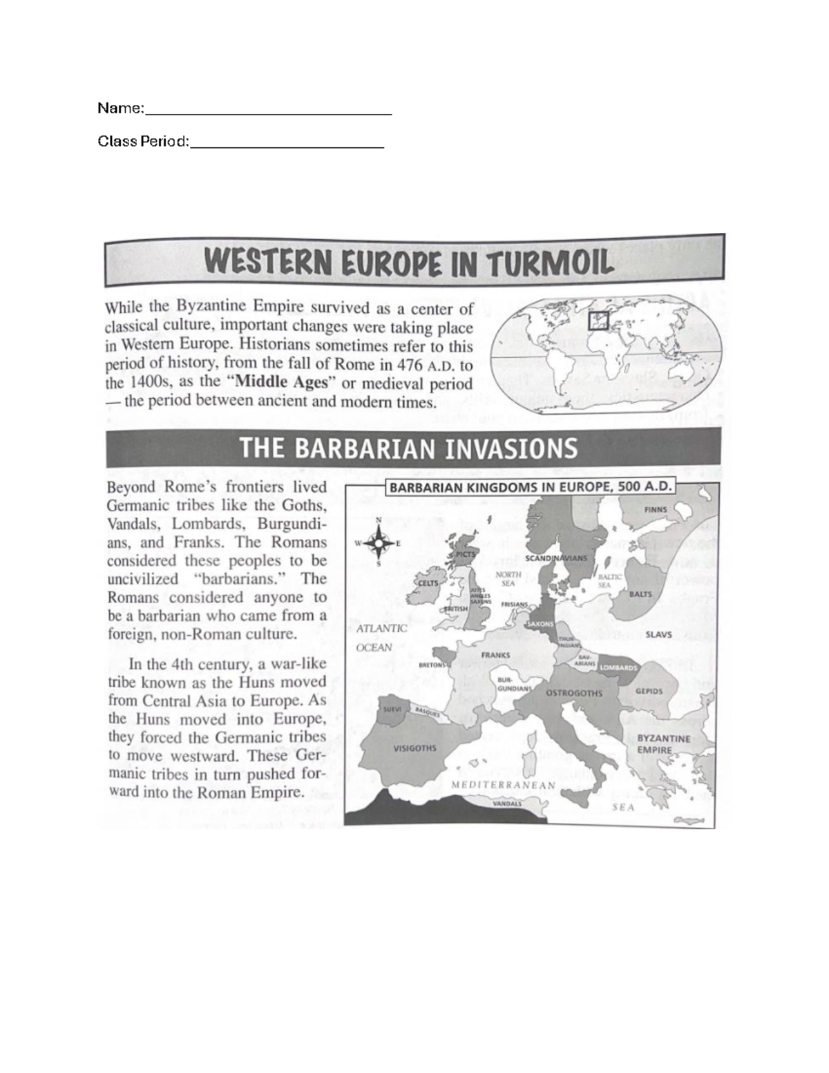 HIST 101: Western Europe in Turmoil - The Medieval Period Explained ...