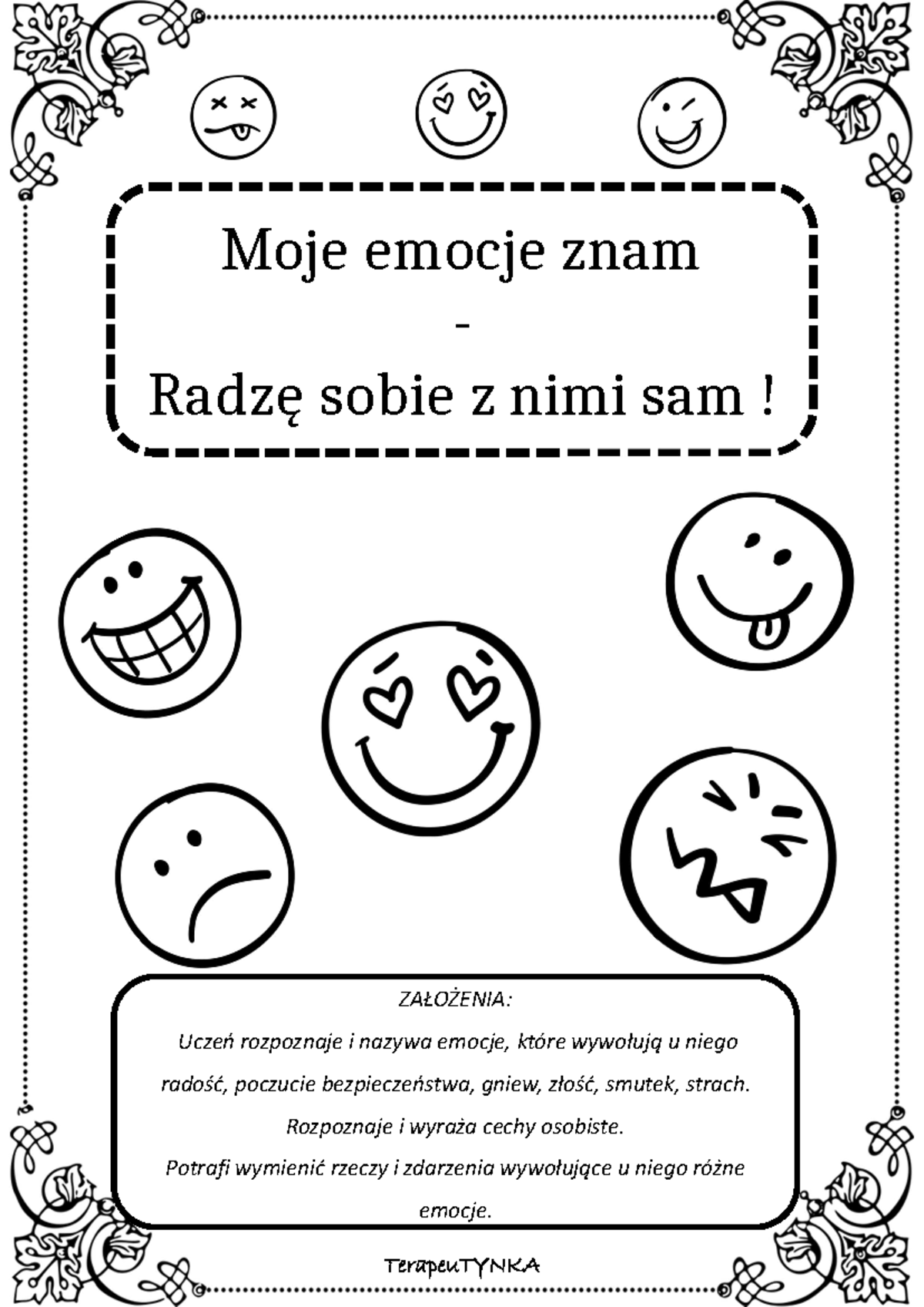 Moje emocje: Jak radzić sobie z nimi samodzielnie - KSIĄŻ Eczka - Studocu