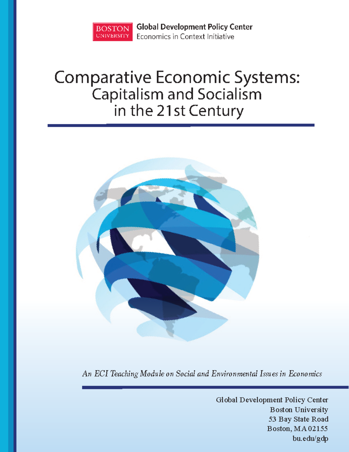 ECI Comparative Economic Systems: Capitalism vs. Socialism Module - Studocu
