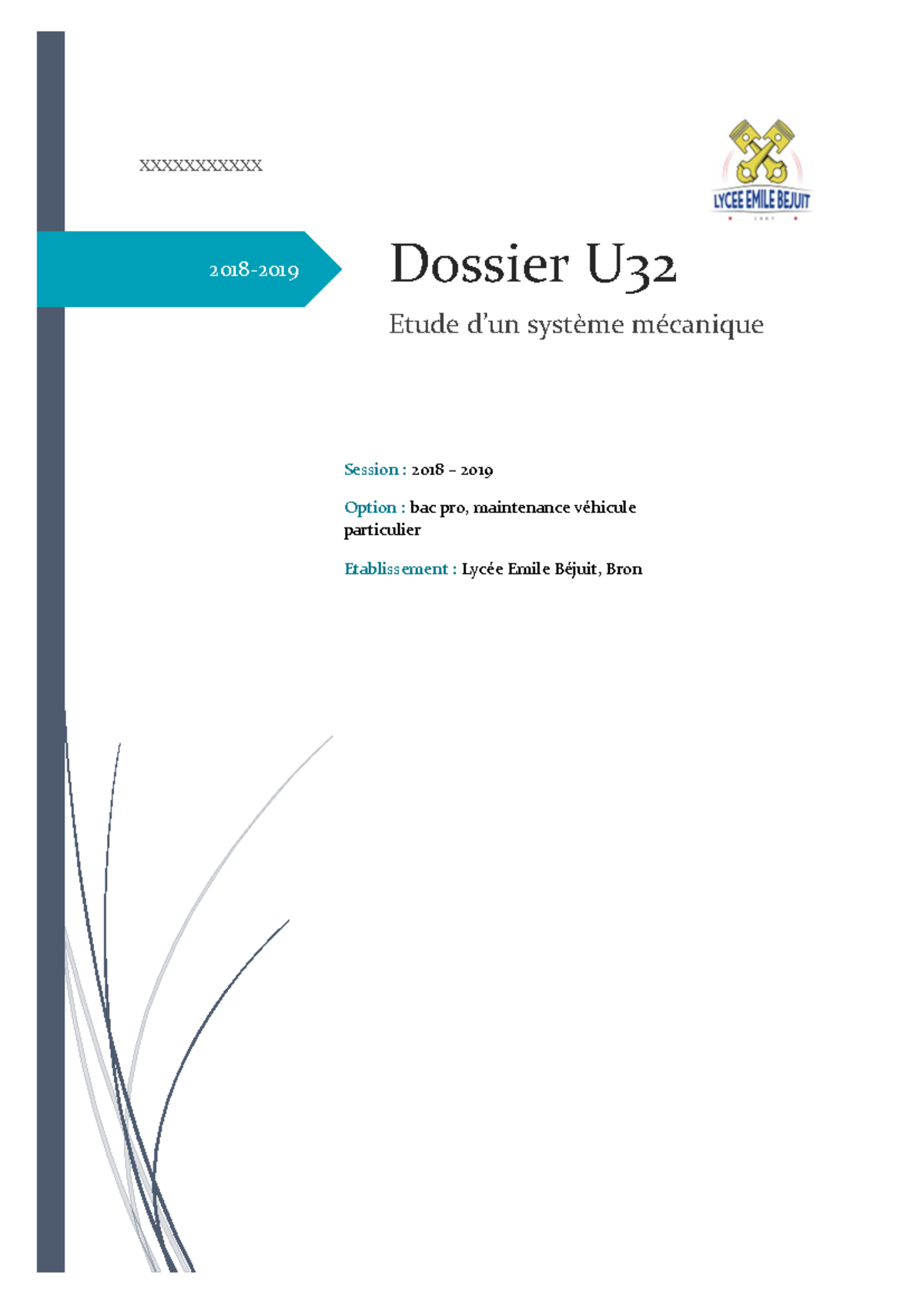 Dossier U32: Étude Fonctionnelle d'un Système Mécanique Amortisseur - Studocu