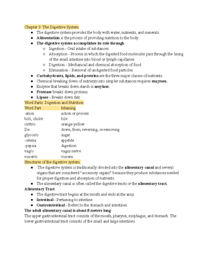 Medical Terminology Chapter 7 Notes - Chapter 7: Circulatory System The ...