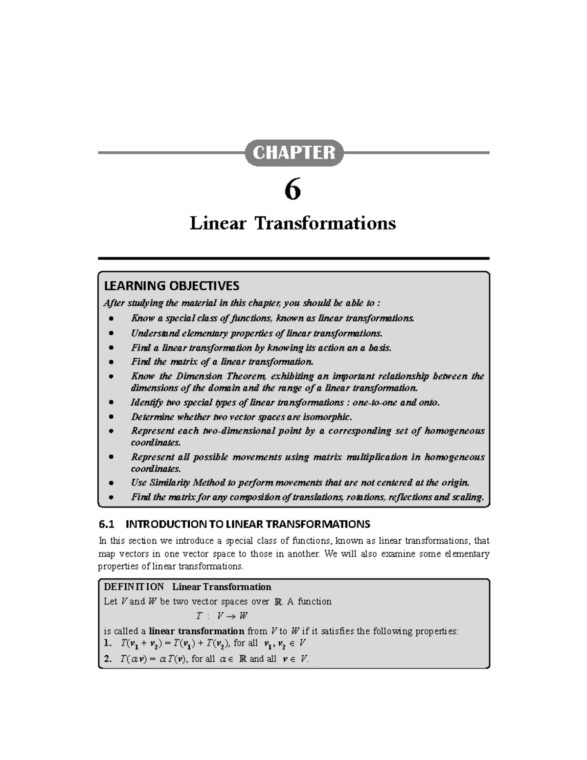 LA Unit 3 Lecture Notes - Linear Algebra UNIT - 3 LINEAR ...