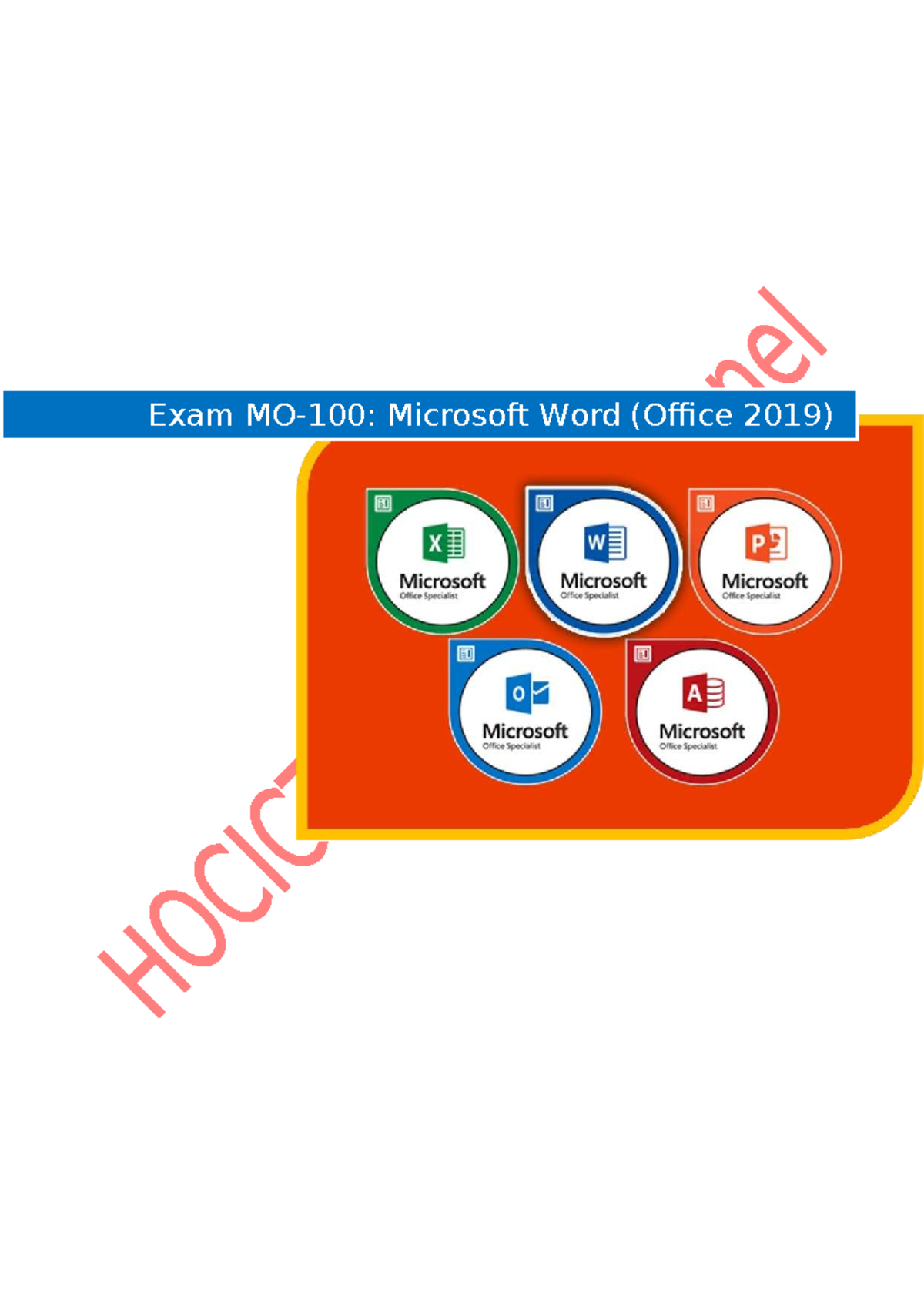 Exam Guide: Microsoft Word (Office 2019) - Change Tracking Management ...