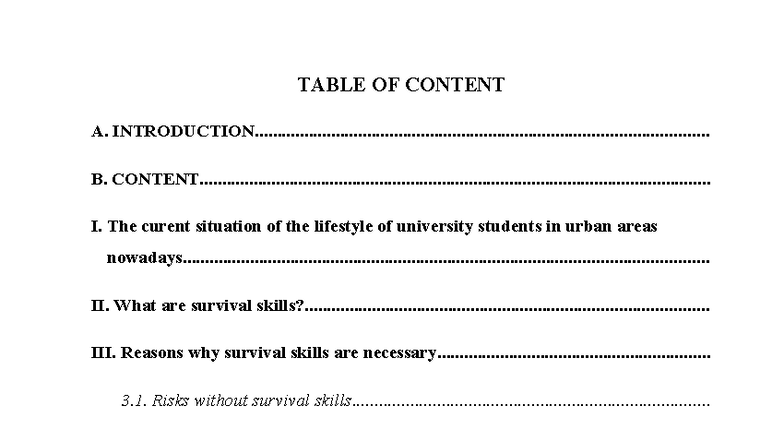 Survival Skills for Urban University Students: Essential Guide - Studocu