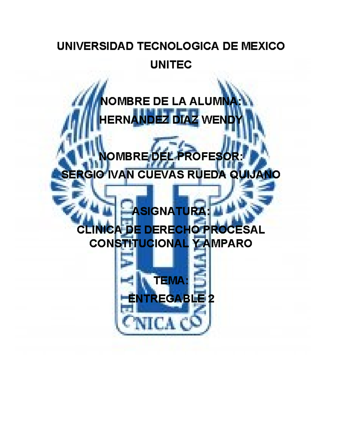 Entregable 2: Análisis de Amparo Indirecto en Clínica de Derecho 2023 - Studocu