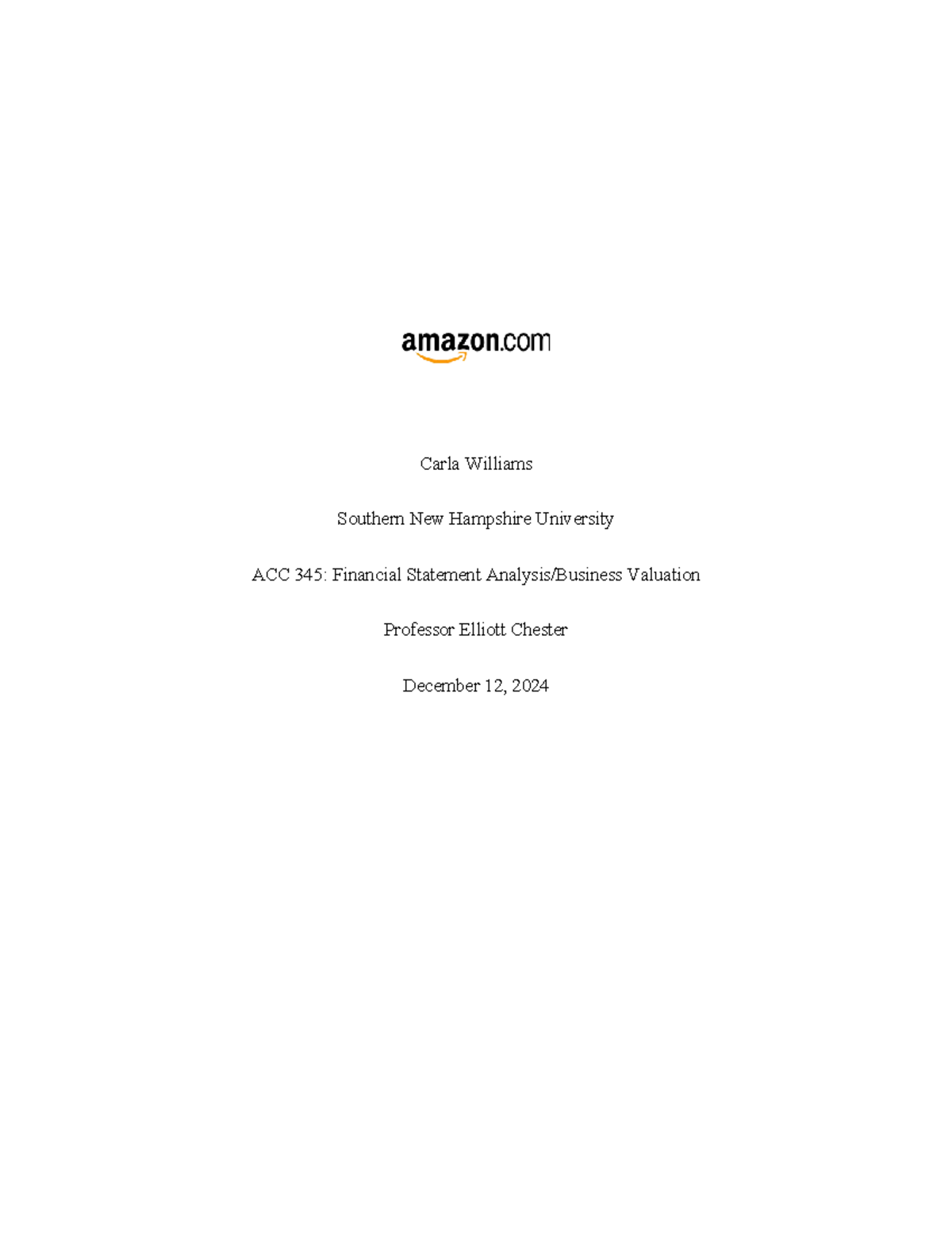 ACC 345 Final Project: Milestones One, Two, Three Overview - Studocu