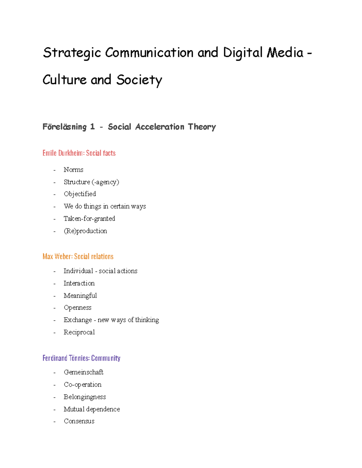 Strategic Communication & Digital Media: Culture & Society HT25 Lecture ...