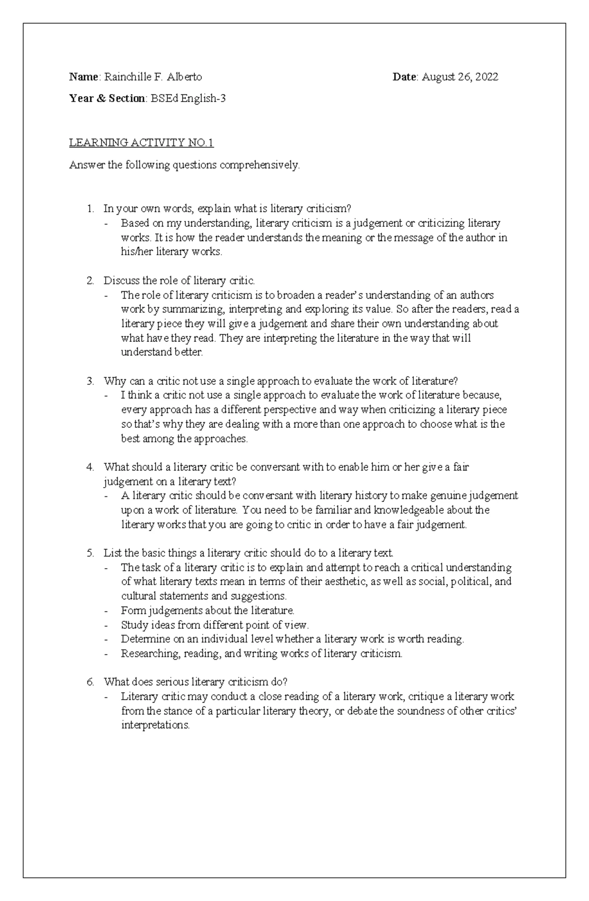 Multimodal Lesson Plan for English (Grade Level) - LP 2023 - Studocu