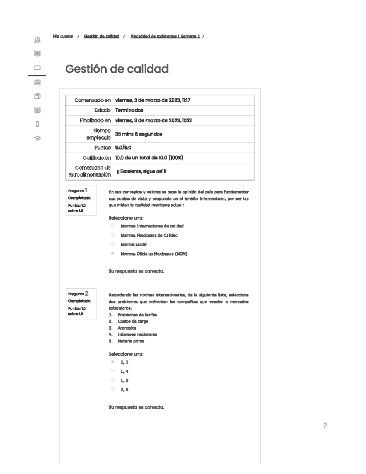 Examen tercer parcial (Segunda vuelta) Revisión del intento opt de operaciones - Optimización de ...