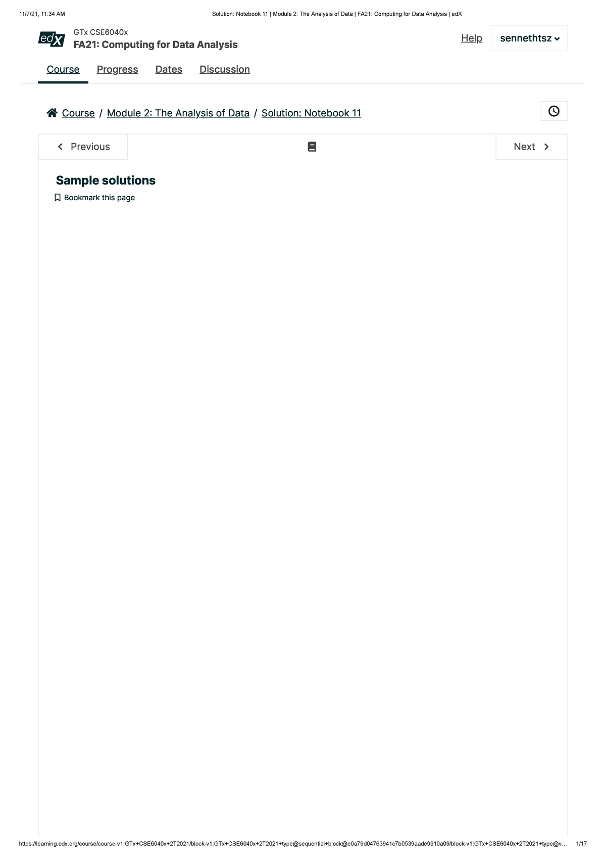 Solution Notebook 11: Data Analysis Techniques in FA21 CSE6040x - Studocu
